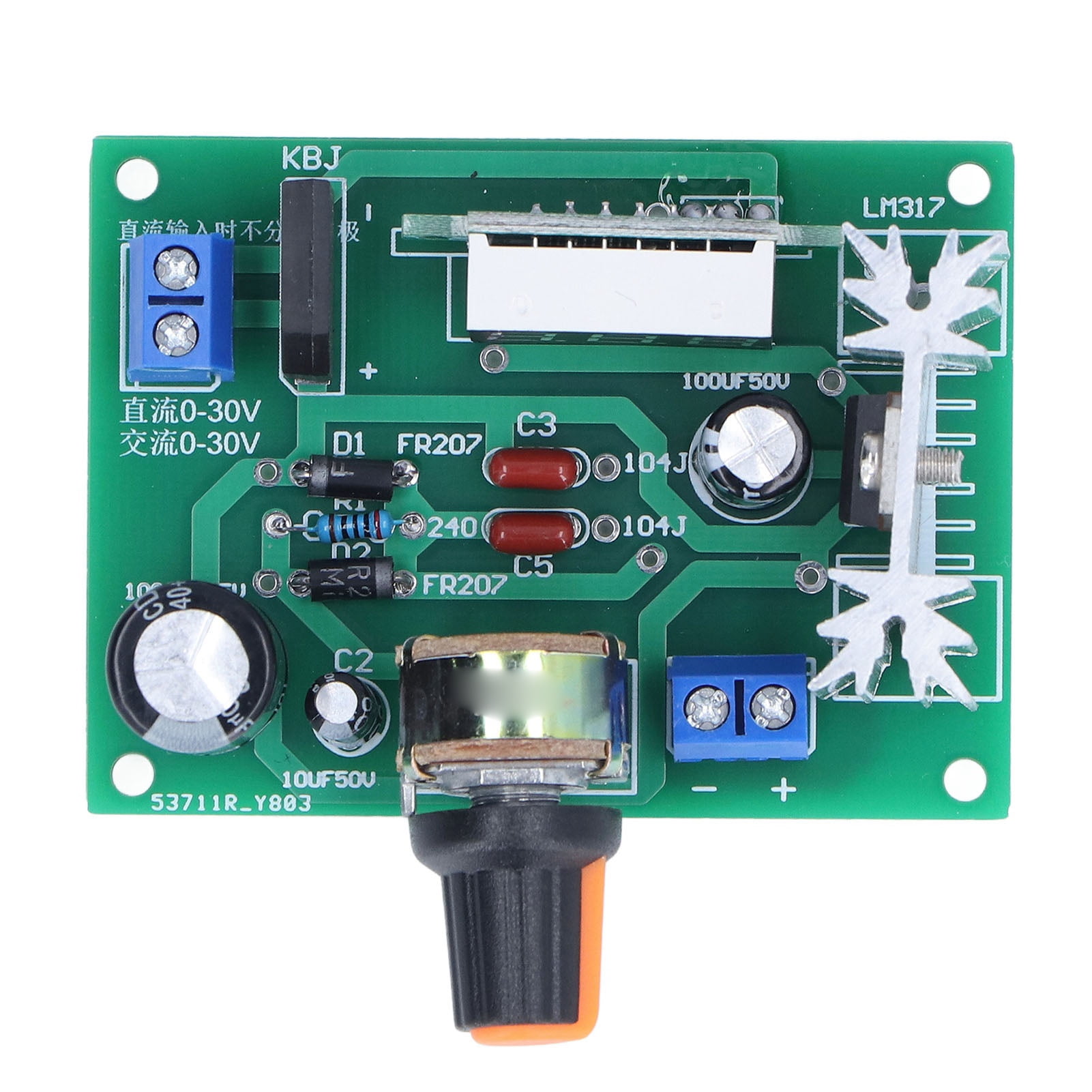 Digital Potentiometer LM317 DC-DC ADJUSTABLE VOLTAGE REGULATOR POWER ...