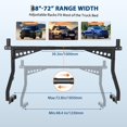Mescukay Extendable Truck Ladder Rack for Pickup, 48"–72" Adjustable ...