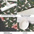 Green Cartoon Unicorn Floral Pattern Kitchen Rug Mat,Kitchen Runner ...