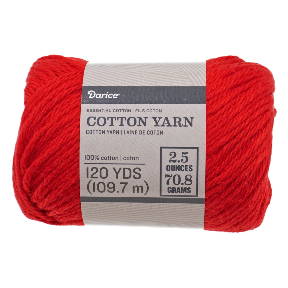 Medium Size 4 Soft 100% Cotton Yarn - Many Color Options - Weave, Knit ...