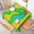 42x42in(107x107cm) Square Tablecloth, Waterproof Polyester Table Cover ...