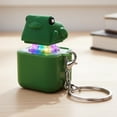 Frog Croaking Keychain, Realistic Click Button Keychain, Portable Frog ...