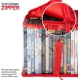 DVD Storage Bags Set of 6 Media Organizer Bag for DVDs CDs Blu Ray Disc ...