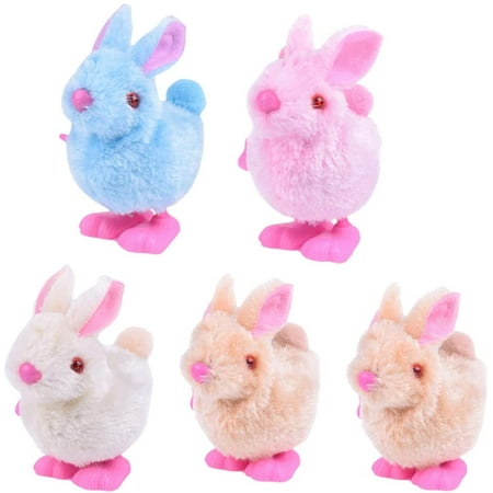 Stuffed Animal Plush Toy Bunny for Easter, Wind Up Plush Toy for Kids ...
