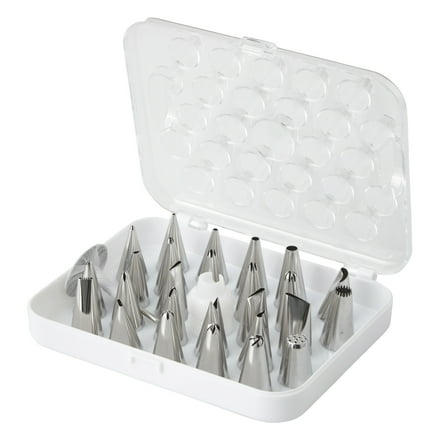Wilton Deluxe 29 Piece Cake Decorating Tip Set - Walmart.com
