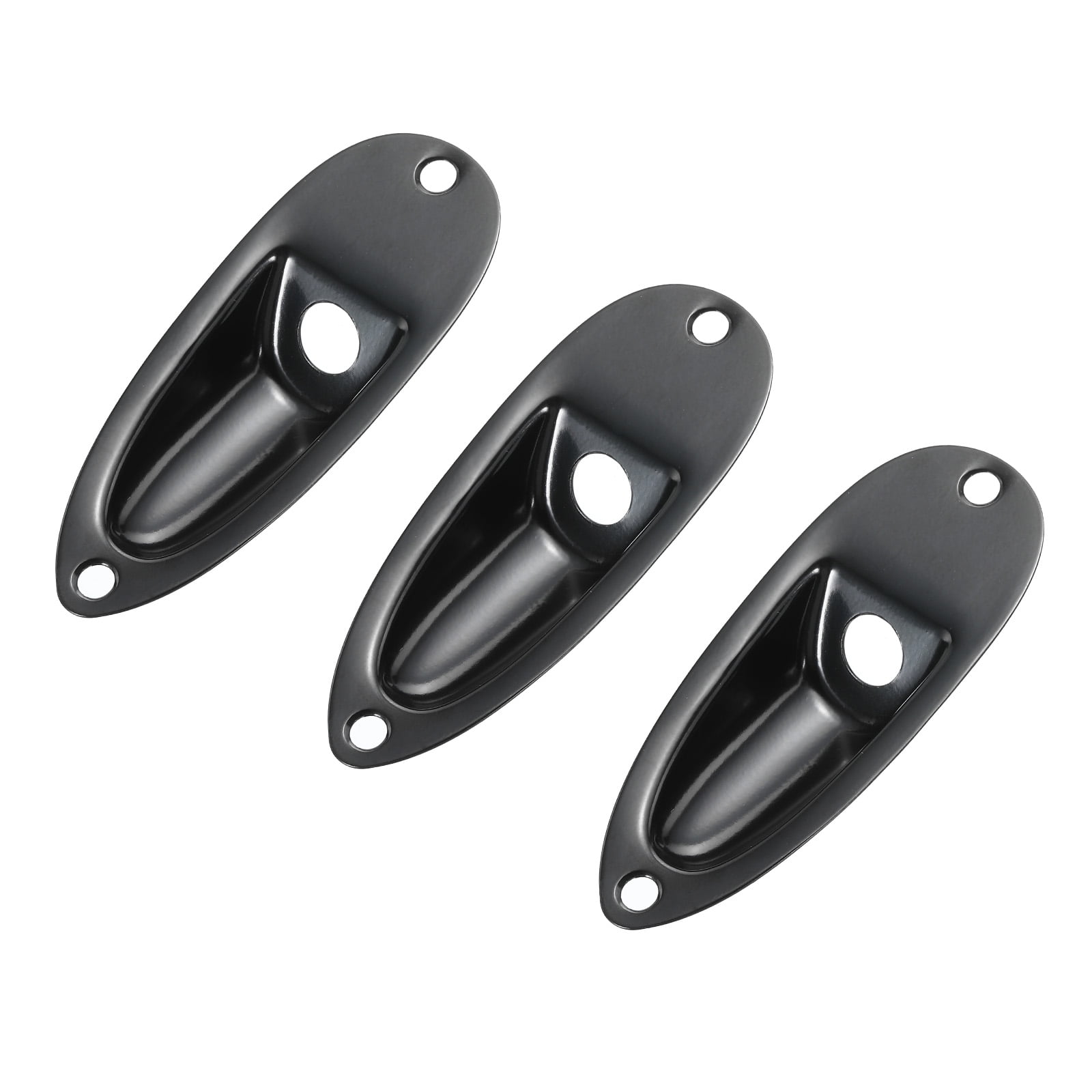 Guitar Input Jack Socket Plate Output Loaded Jack Black for Electric ...