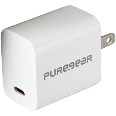 PureGear 20W LightSpeed USB-C Wall Charger - White (63591PG) (Used ...