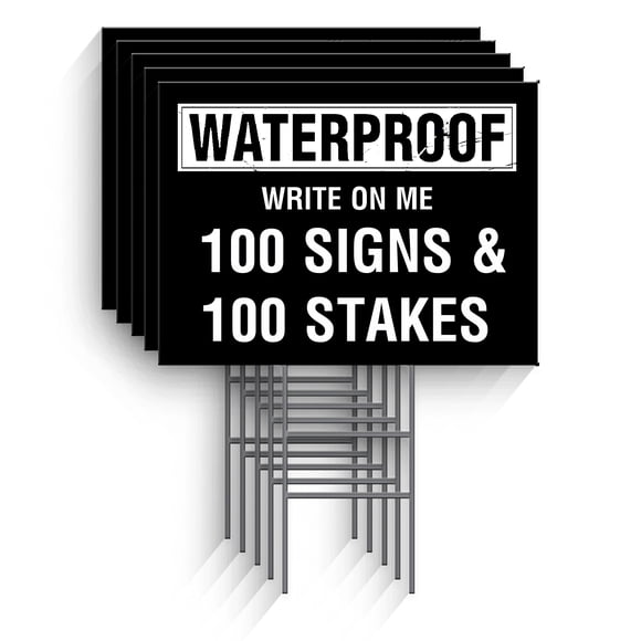 Wire Stakes Yard Signs