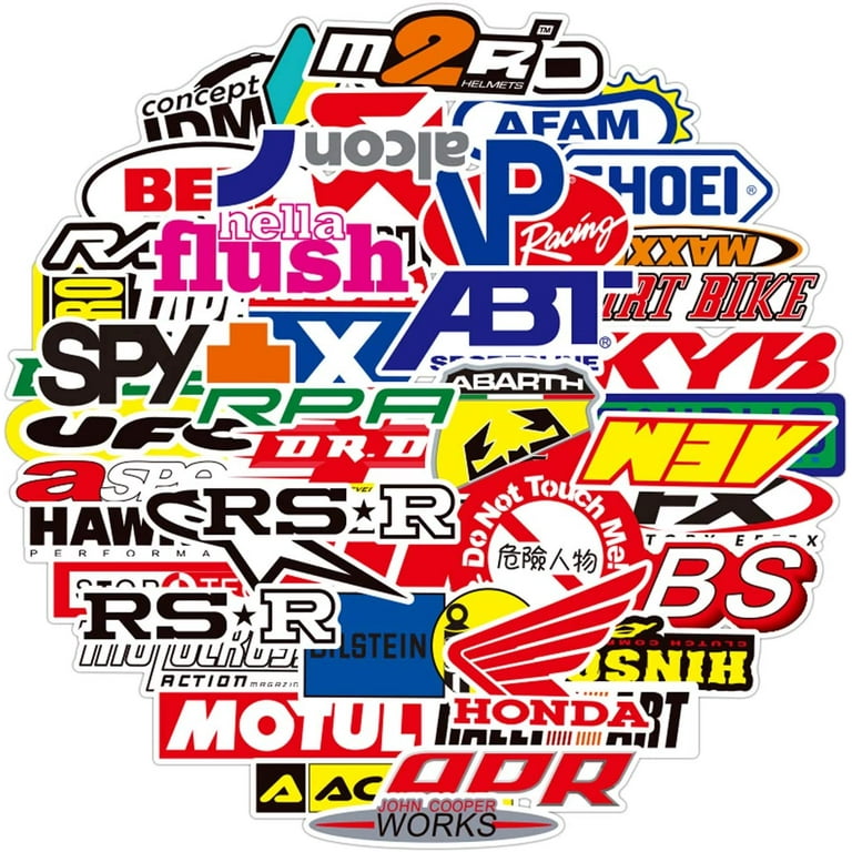 Car Racing Logos Stickers