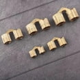 10Pcs Cylindrical Concealed Invisible Door Hinges Brass Furniture ...