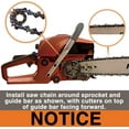 PROYAMA 68CC 2-Cycle Top Handle Gas Powered Chainsaw 24 Inch 20 Inch ...