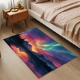 Doormat Bathroom Rugs 20x31.5in, Colorful Polar Lights Non Slip Door ...