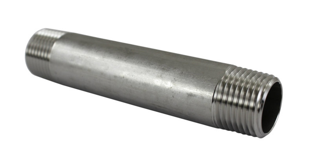 Supply Giant 1236PBLK Black Steel Pipe, Schedule 40 Threaded Fitting, 1 ...