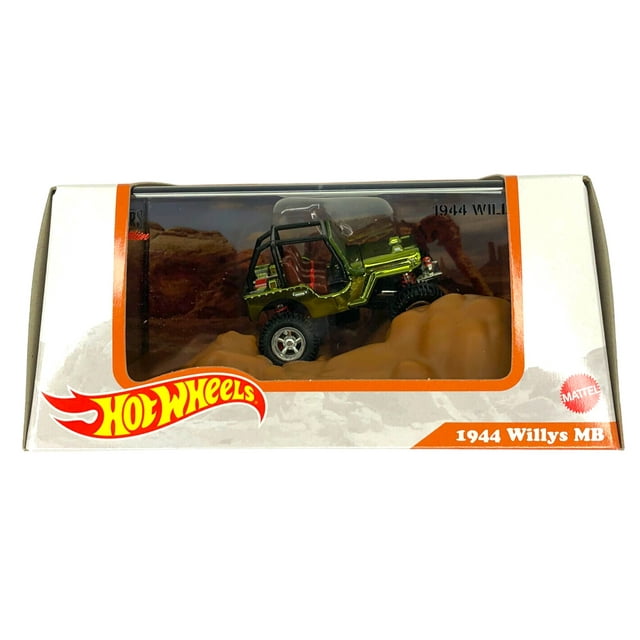 Hot Wheels Special Edition RCL 1944 Willys MB Jeep Green Mint Box - Walmart.com