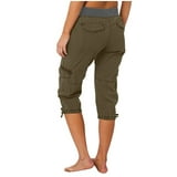 FchengtaiS Womens Cargo Capris, Lightweight Quick Dry Hiking Pants ...