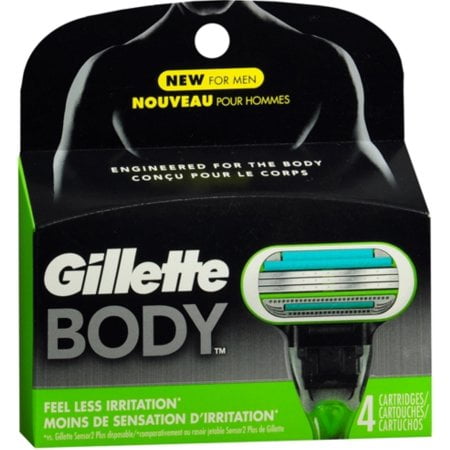 Gillette Body Razor for Men, 4 Count - Walmart.com - Walmart.com