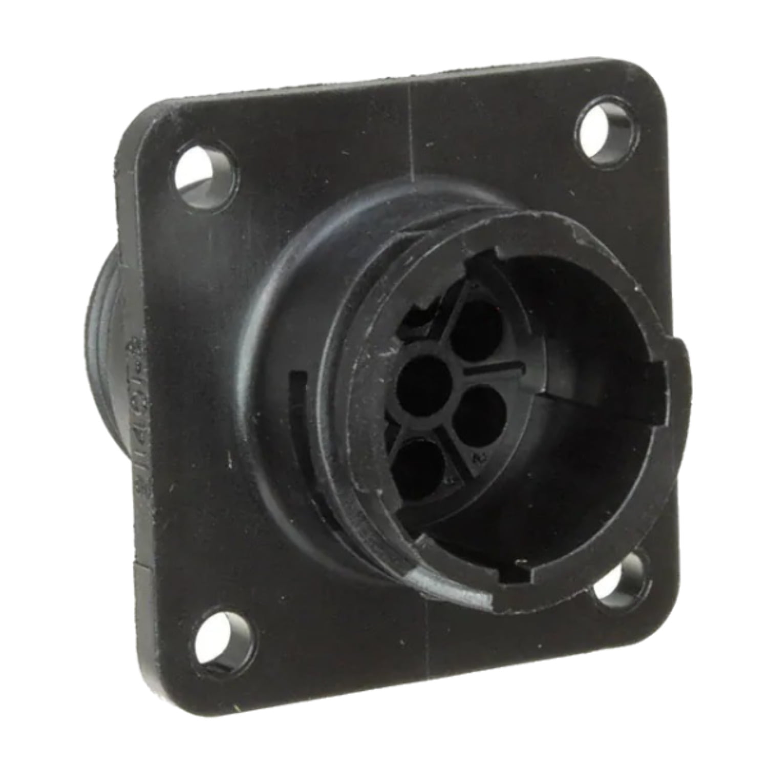 211401-2 Circular Connector Receptacle Housing Panel Mount 7 Position ...