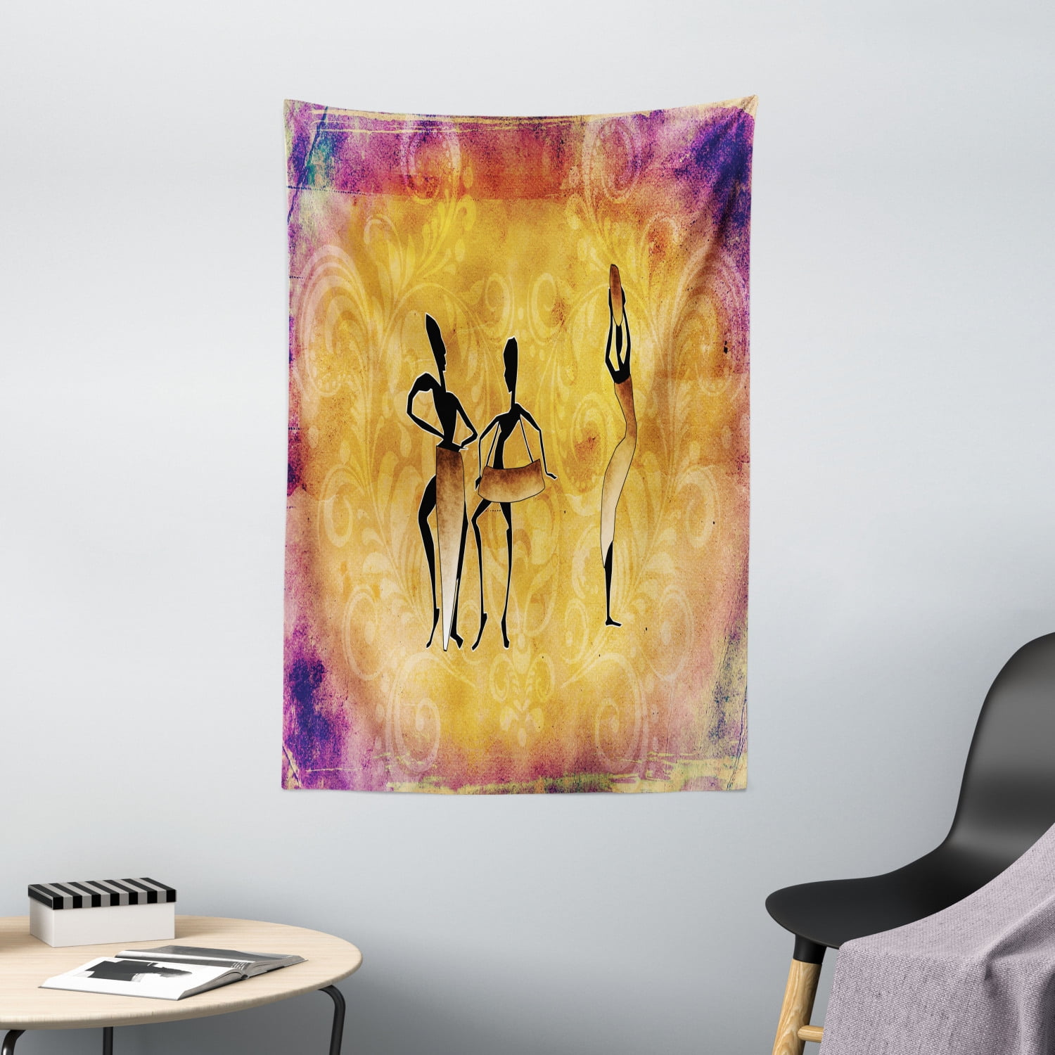 African Tapestry, Native African Women Dancing Community Celebrating ...