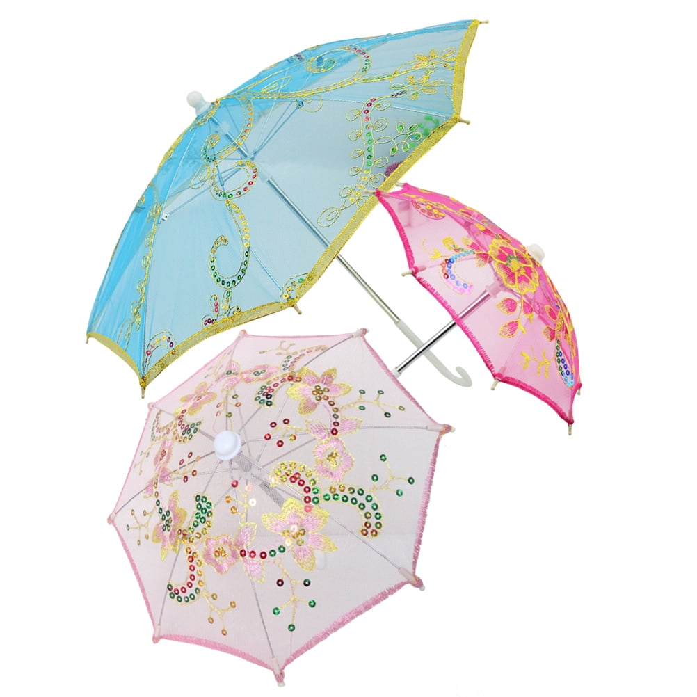 Click here for Pixnor 3pcs Kids Umbrella Toy Cute Lace Small Mini... prices
