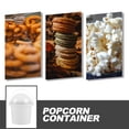 5 Pcs Popcorn Bucket Food Containers Milk Tea Bucket Plastic Buckets ...