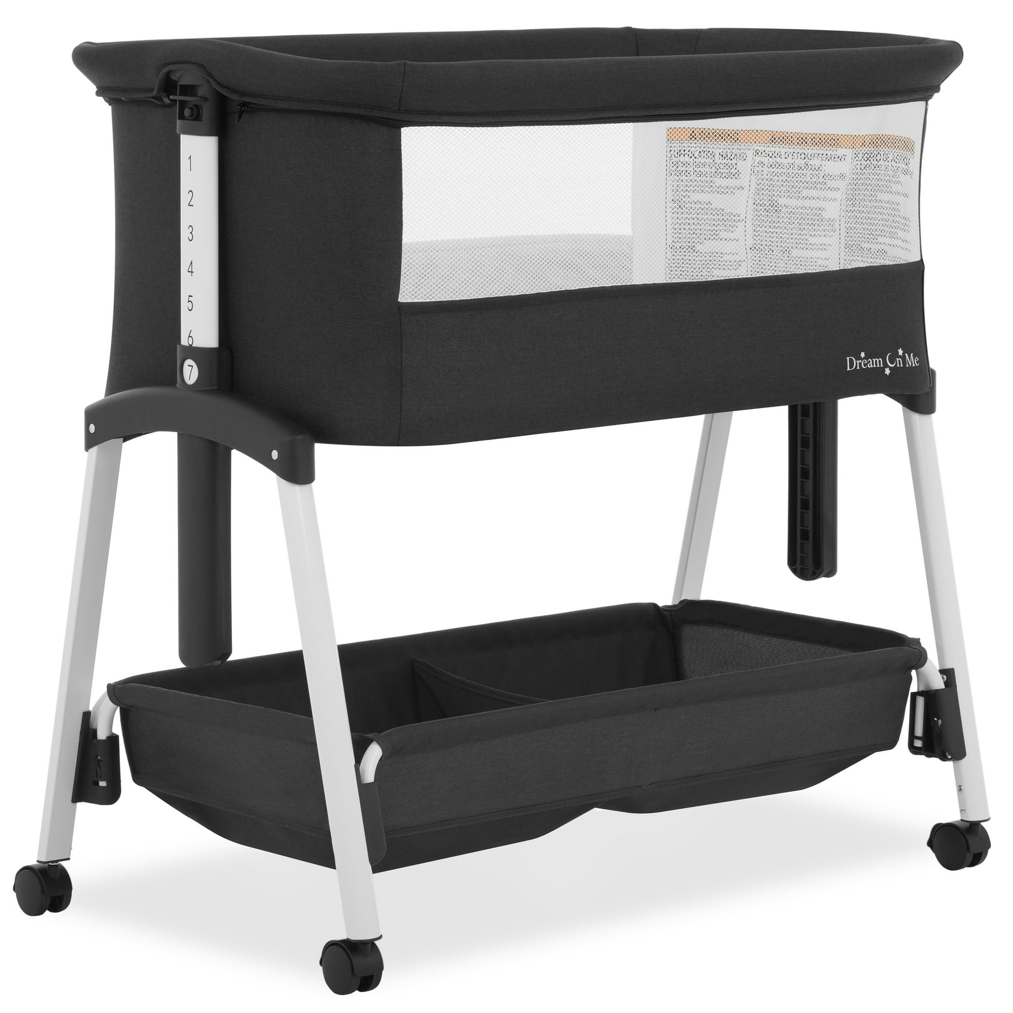 Click here for Dream On Me Calypso Portable Bassinet With Wheels... prices