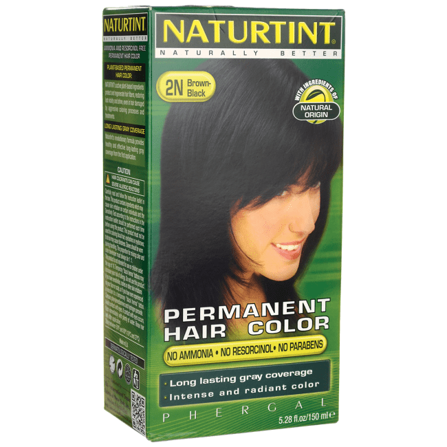 Naturtint Permanent Hair Color - 2N Brown-Black 1 Box - Walmart.com