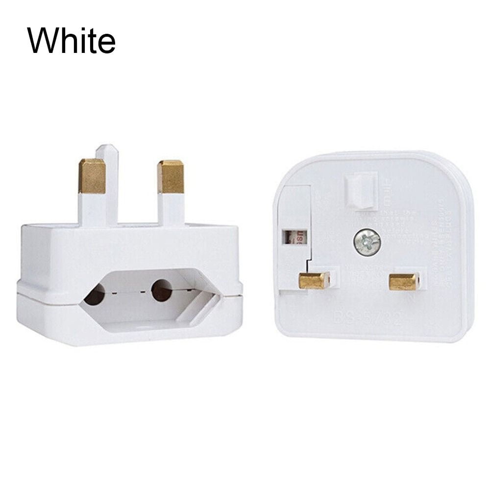 New Power Plug Converter Mains Electrical Plugs Plug Adaptor EU 2 Pin ...