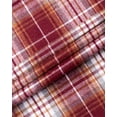 Alimens And Gentle Red Plaid Flannel Shirts For Men Long Sleeve Casual