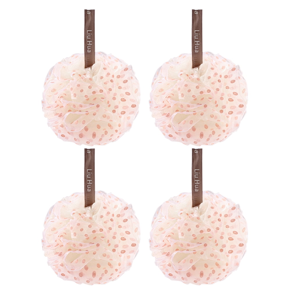 4 lovely bath balls Bath bath balls Large bath balls Bath flowers ...