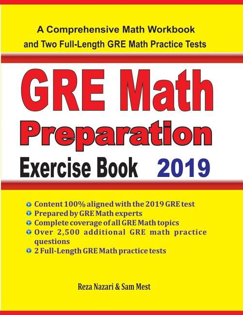GRE Math Preparation Exercise Book A Comprehensive Math Workbook And
