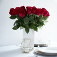 Red Roses Gift 40 cm - Fresh Cut Flowers - 24 Stems - by Bloomingmore ...