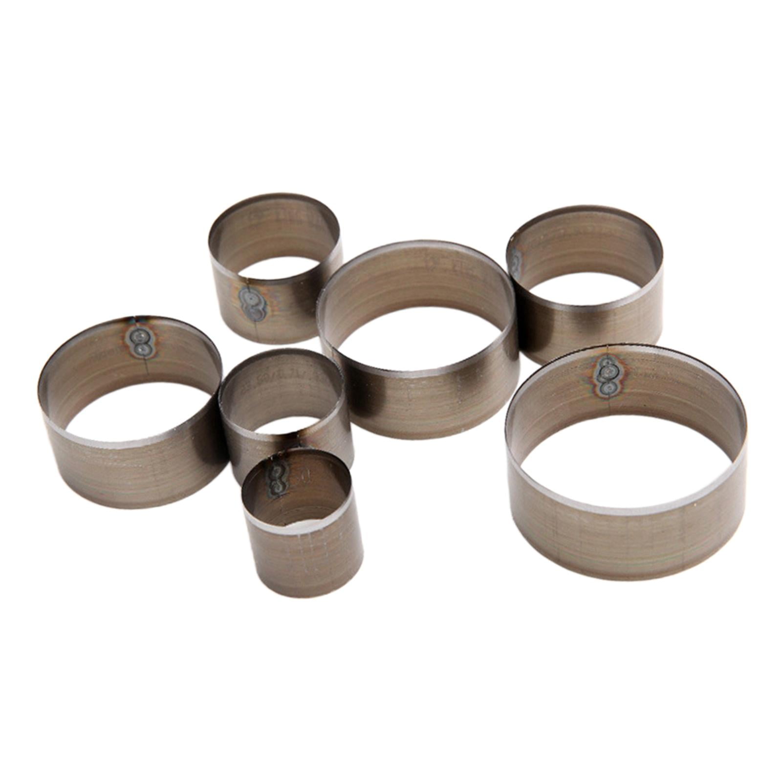 7Pcs Leather Cutter Die Sharp Manual Circle Handmade Fittings Steel ...