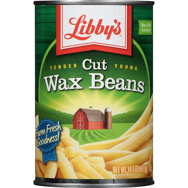 Libby Wax Beans, 14 oz 12 pack cans - Walmart.com