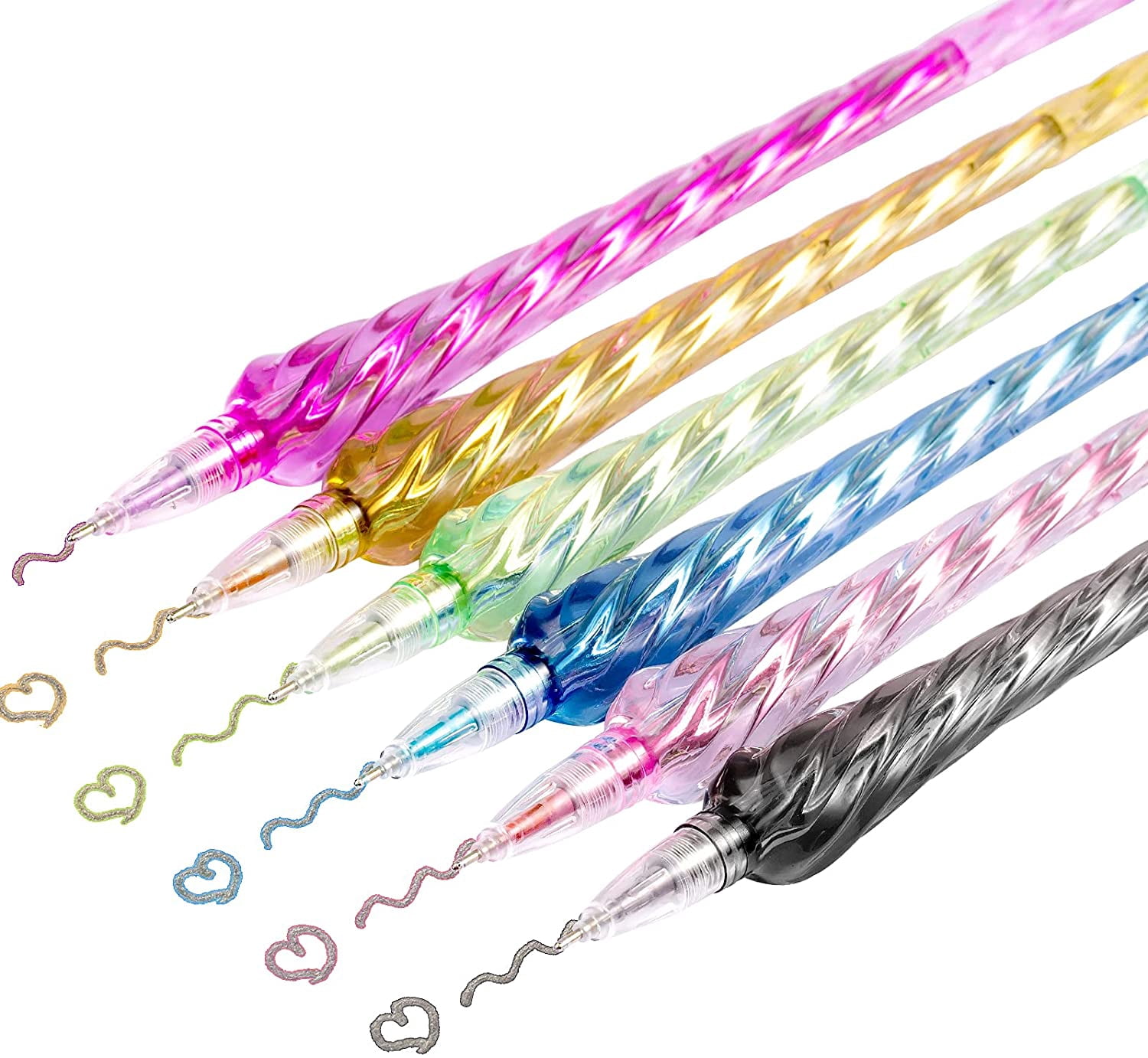 Double Line Outline Pen Self-Outline Glitter Gel Pens Doodle Dazzle ...