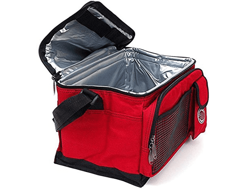 Transworld Durable Deluxe Insulated Lunch Cooler Bag (9 x 7 x 8, Red ...
