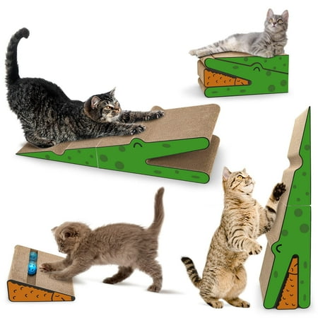 Original Foldable cat Scratching Posts Large cardboard Scratchers Pet ...