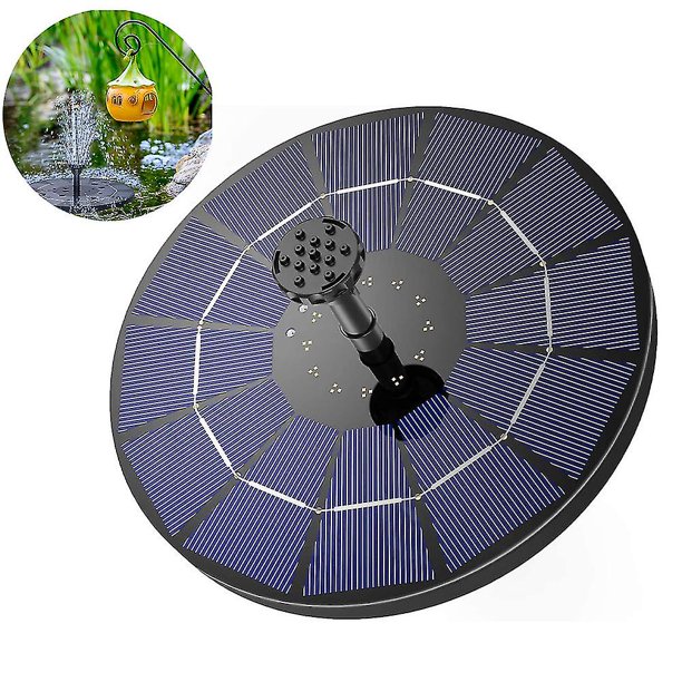 Solar Fountain Pump, Solar Water Pump Floating Fountain Built-in ...
