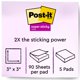 Post-it Super Sticky Notes, 3" x 3", Purple, 5 Pads/Pack - Walmart.com