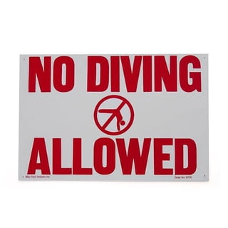 Pool Rules Sign, No Diving No Pushing No Running No Peeing in Pool ...