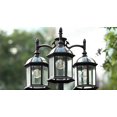 Aluminum Outdoor Lamp Post Birdcage, Hardwired Street Light Post for ...