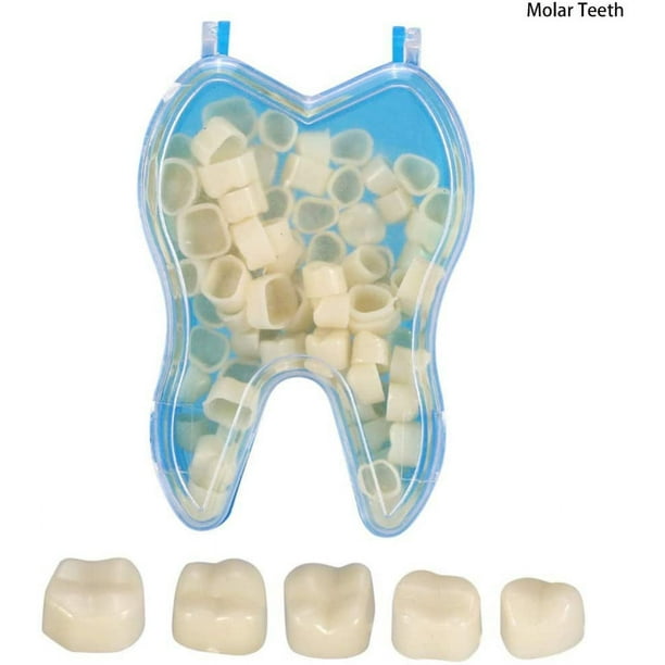 100 pcs Teeth Shape Temporary Crown Materials for Anterior Front and ...
