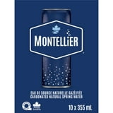 Montellier Carbonated Natural Spring Water 10 x 355 mL, Cans, 10x355mL ...