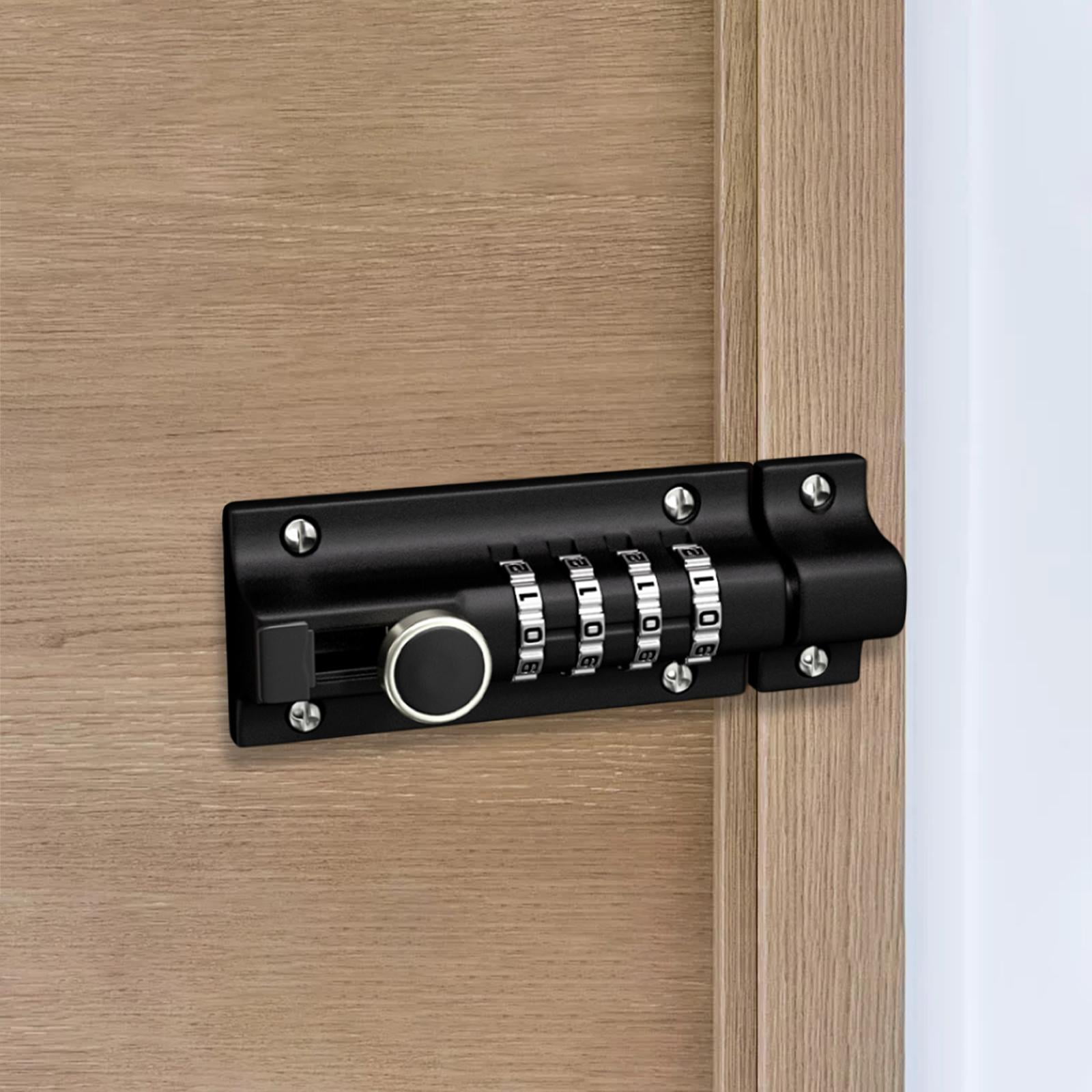 Combination Locking Bolt Slide Bolt Latch Household Keyless Mechanical ...