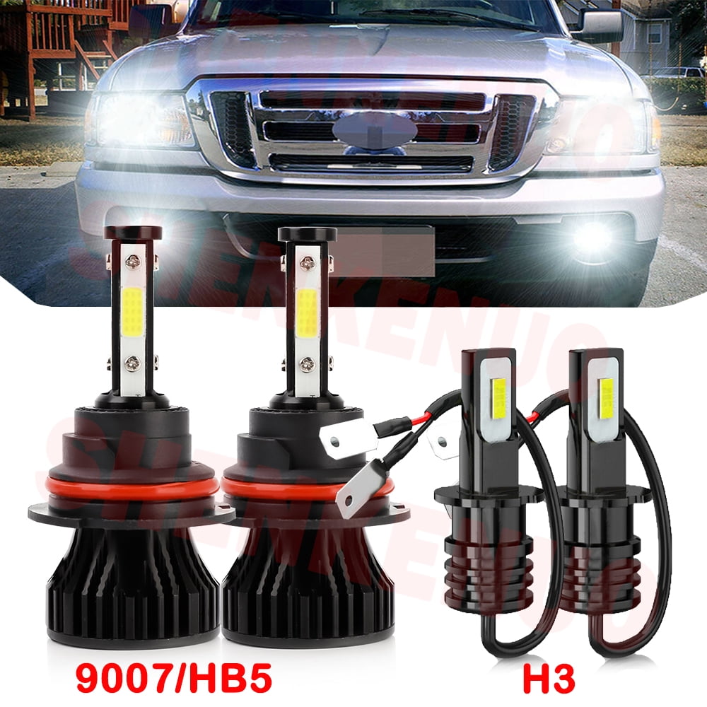 HB5 9007 High&Low Beam for Ford Ranger 1993 1994 1995 1996 1997 LED ...