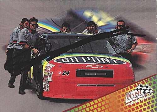 AUTOGRAPHED Jeff Gordon 1994 Finish Line Racing (#24 DuPont Rainbow ...