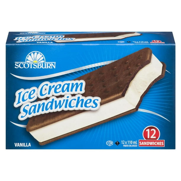 Scotsburn Ice Cream Sandwiches, 12 x 110 mL - Walmart.ca