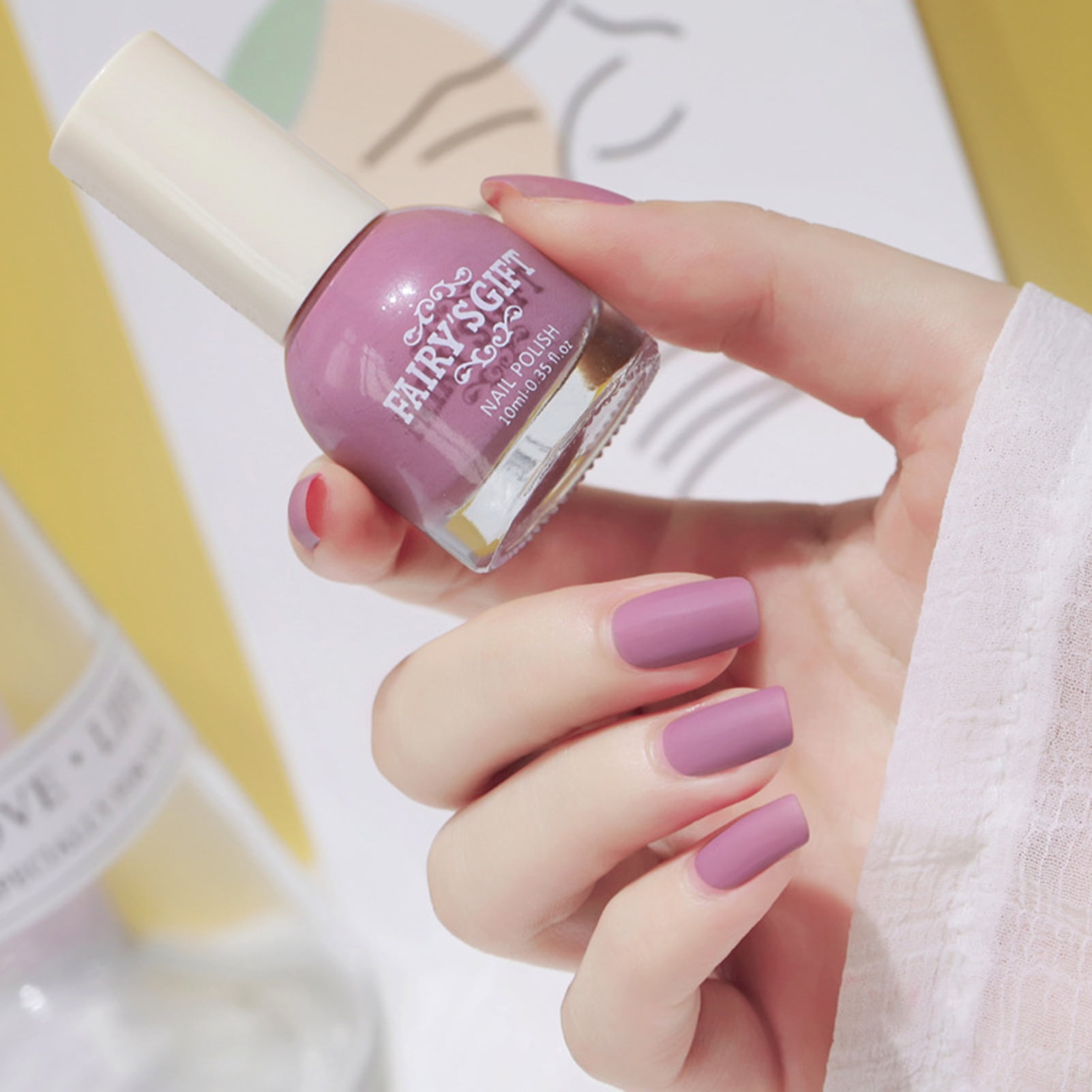 10ml Matte Nail Polish Water-proof Dry Quickly Resin Smooth Touch Nail ...