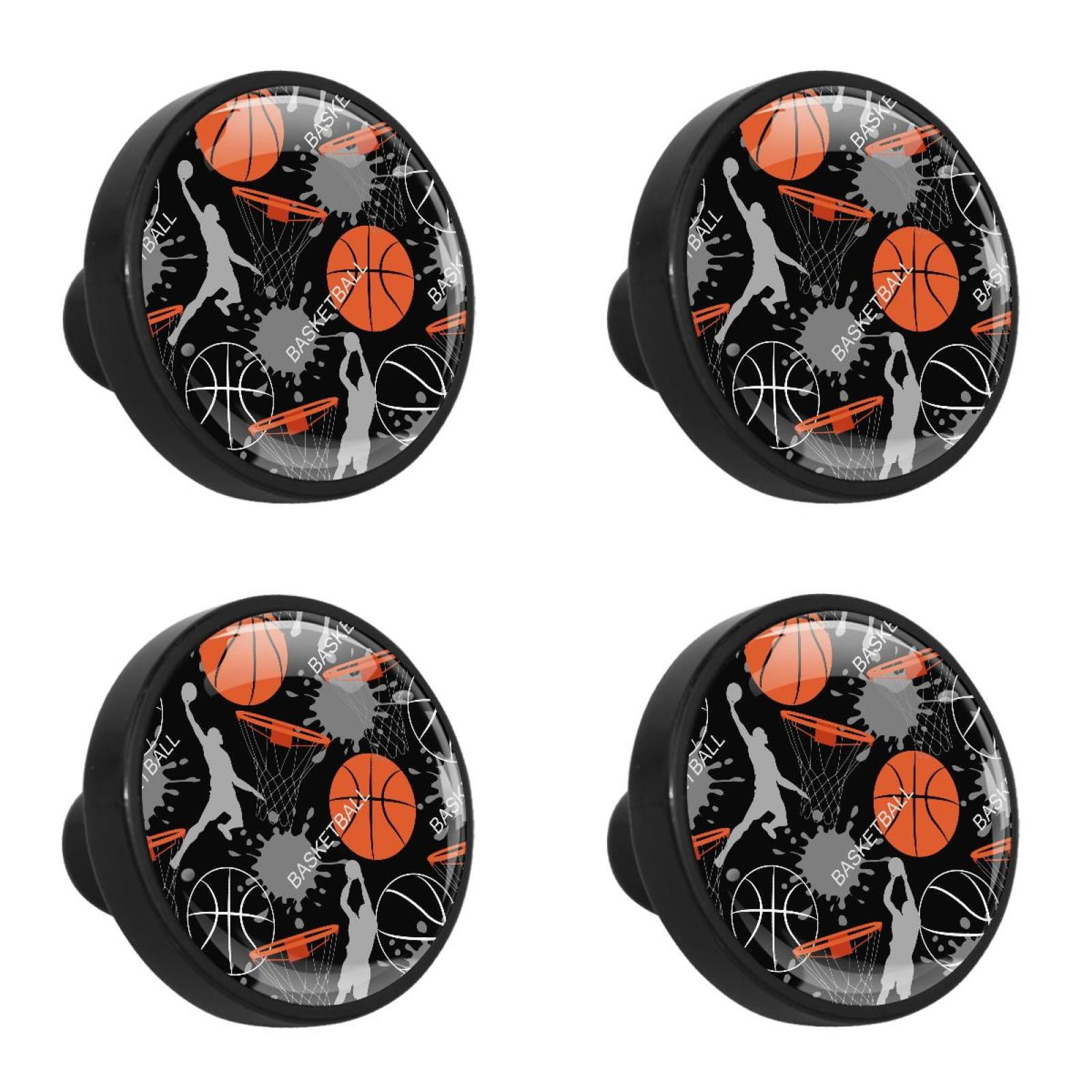 4 Pcs Basketball Knobs for Kitchen Cabinet Cupboard Dresser Bookcase ...