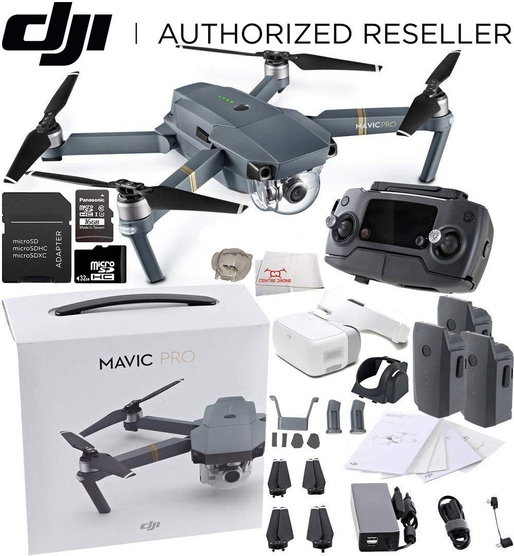 DJI Mavic Pro Collapsible Quadcopter Drone Virtual Reality VR FPV POV ...