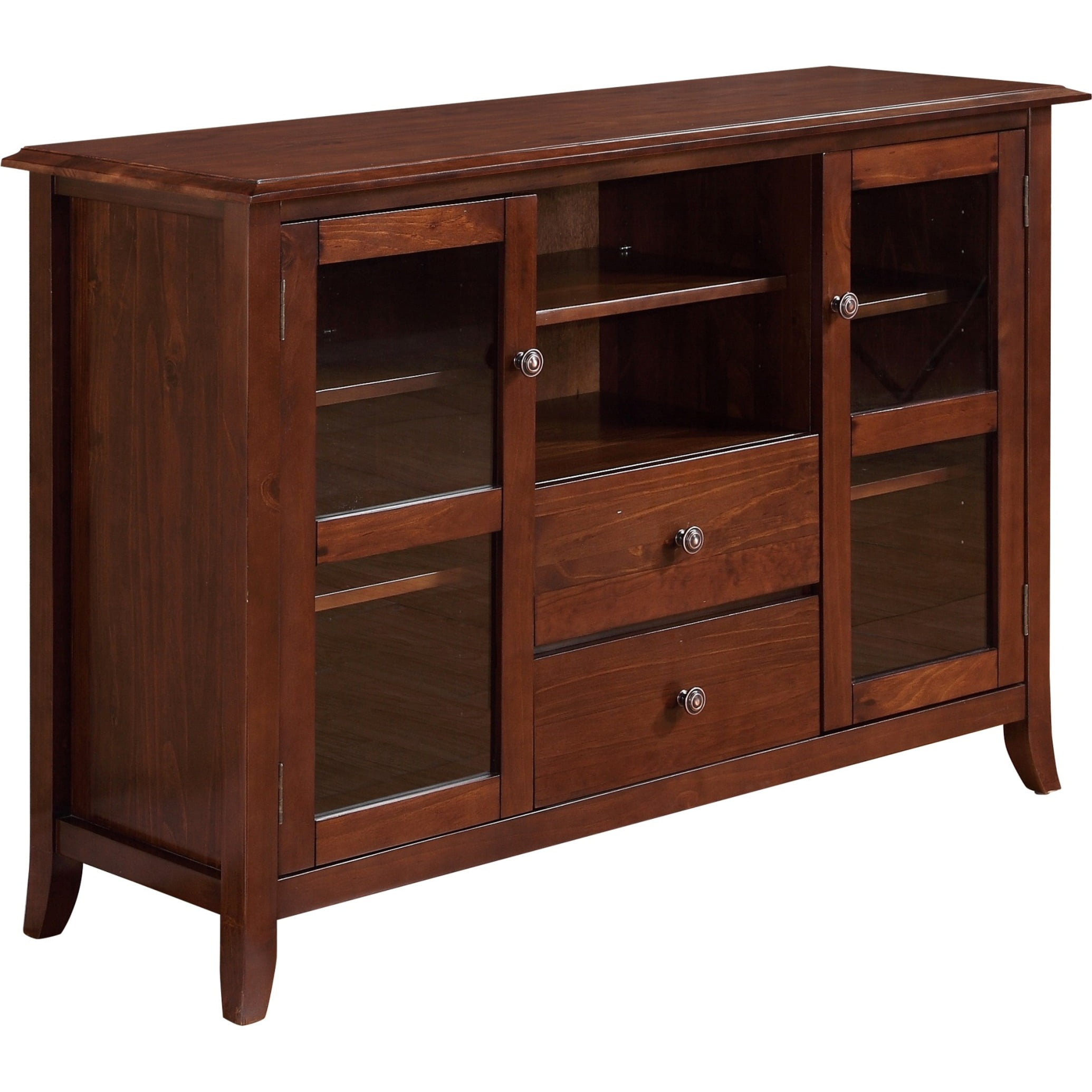 Simpli Home Devon Tall TV Media Stand - Walmart.com